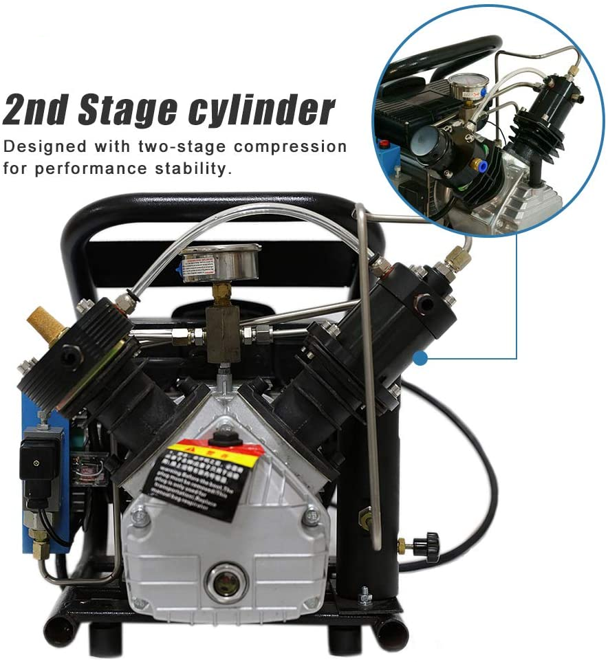 4500psi/300 Bar High Pressure Air Compressor 110V / 60Hz – Precision ...